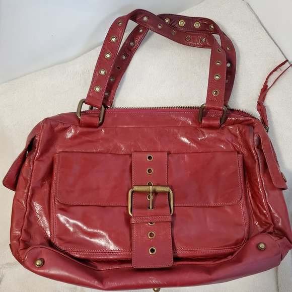 Kooba | Bags | Kooba Red Leather Purse | Poshmark